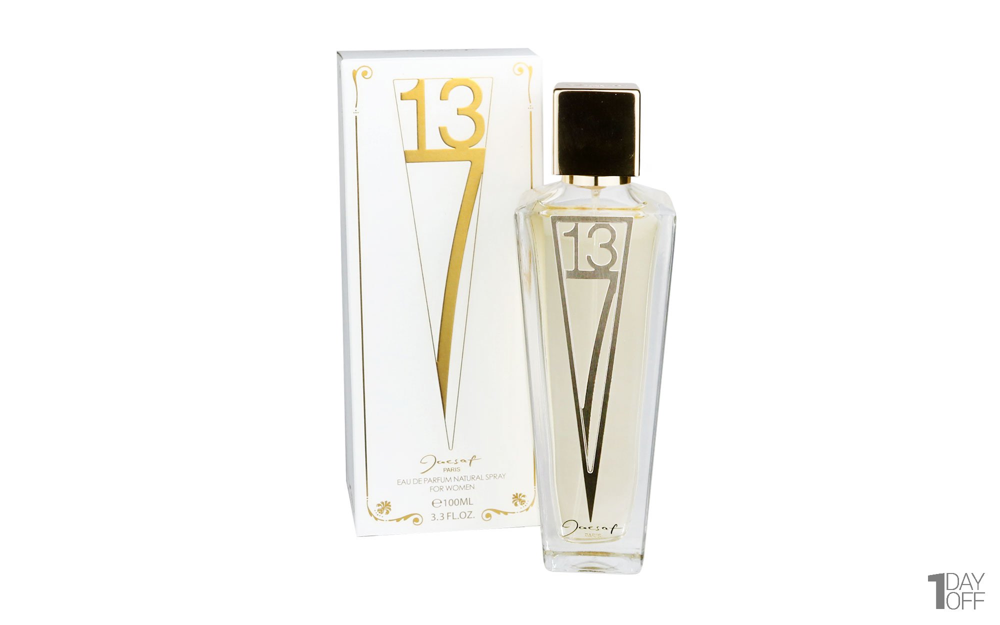 خرید ادوپرفیوم زنانه ژک ساف مدل F713 حجم 100 میلی لیتر - عمده و خرده - وان دی آف